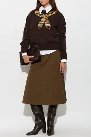 Moschino Sweater With A Colorful Pattern