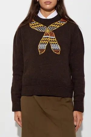 Moschino Sweater With A Colorful Pattern