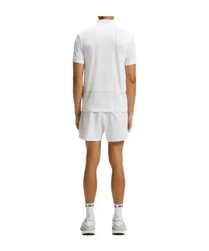 Hugo Boss Active Quick Dry Polo Shirt With Check Artwork