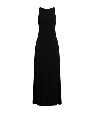 Max Mara Sleeveless Crewneck Jersey Maxi Dress