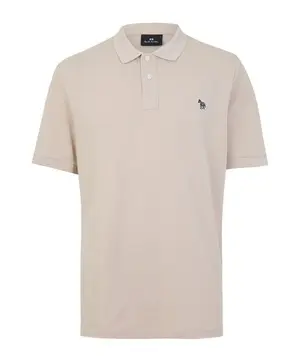 Paul Smith Minimalist Shortsleeve Polo Shirt - Nude