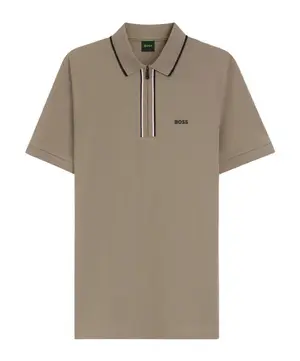 Hugo Boss Shortsleeve Polo Shirt - Gray