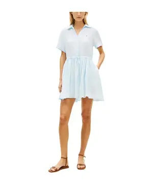 Tommy Hilfiger Linen A-line Skirt Dress