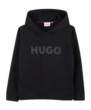 Hugo Boss Logo Hoodie - Black