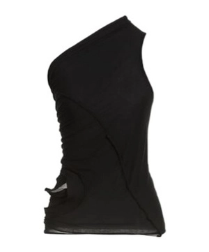 Rick Owens Sleeveless V-neck Jersey Top