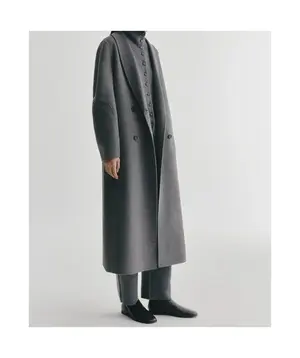 LISA YANG Double-breasted Shawl-lapel Coat