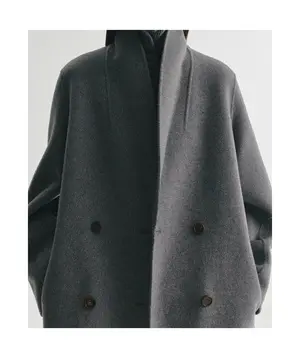 LISA YANG Double-breasted Shawl-lapel Coat