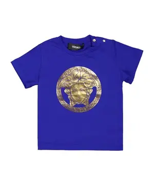 Versace Crewneck Shortsleeve Tshirt - Blue
