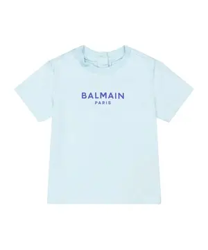 Balmain Crewneck Shortsleeve Tshirt - Blue
