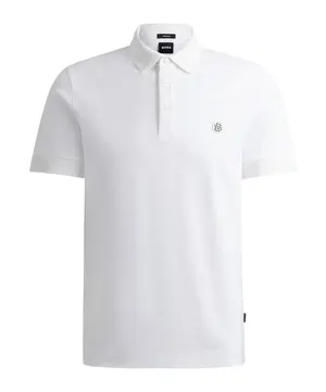 Hugo Boss Cotton Polo Shirt - White