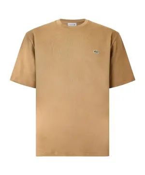 Lacoste Cotton Tshirt With Crocodile Logo No