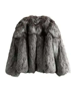 YVES SALOMON Long-sleeved Fur Jacket