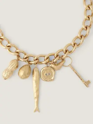 Givenchy Lucky Charms Necklace In Metal
