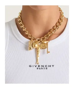 Givenchy Lucky Charms Necklace In Metal