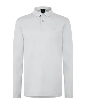 Hugo Boss Casual Longsleeve Polo - White