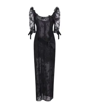 Alessandra Rich Long-sleeved Dress