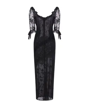 Alessandra Rich Long-sleeved Dress
