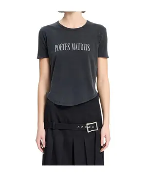 Ann Demeulemeester Curved Hem Tops