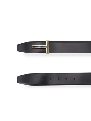 TOM FORD Logo Buckle Belt
