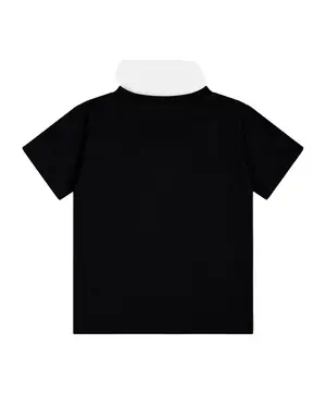 Balmain Crewneck Short Sleeve T-shirt With Appliqu