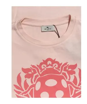 Etro Crewneck T-shirt With Graphic Print