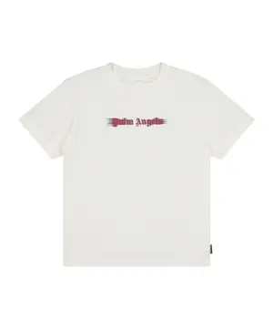 Palm Angels Crewneck Shortsleeve Tshirt - White