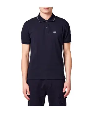C.P. COMPANY Solid Color Polo Shirt
