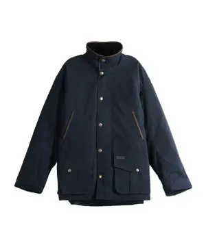 Barbour Trimdetail Standcollar Field Jacket - Deep Navy Blue