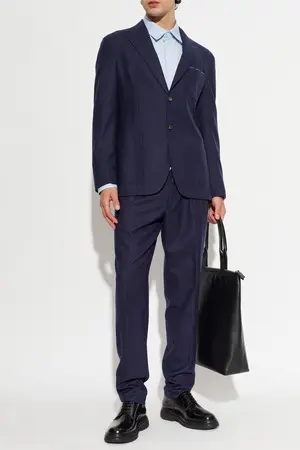 Eleventy Single-breasted Suit And Trousers Two-piece Set