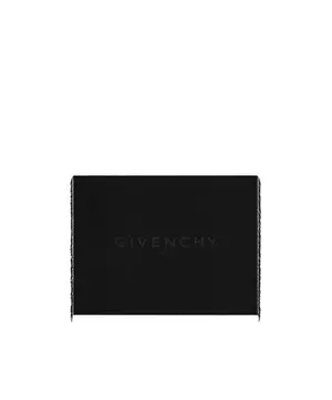 Givenchy Paris Blanket In Wool - Black