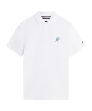 Tommy Hilfiger Shortsleeve Polo Shirt - White