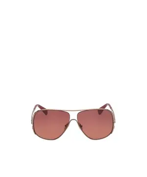 Max Mara Full-rim Sunglasses - Pink