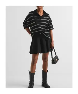 AMI Paris Knitted Skater Skirt
