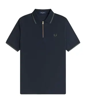 Fred Perry Versatile Shortsleeve Top - Black