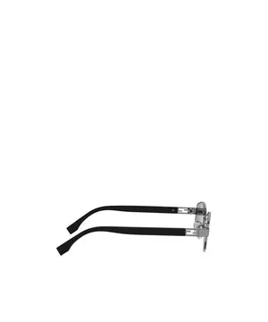Fendi Baguette Silver Geometric Sunglasses
