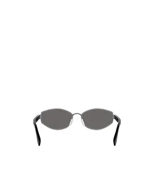 Fendi Baguette Silver Geometric Sunglasses