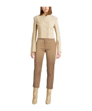 Max Mara Stretch Slim-fit Cropped Pants