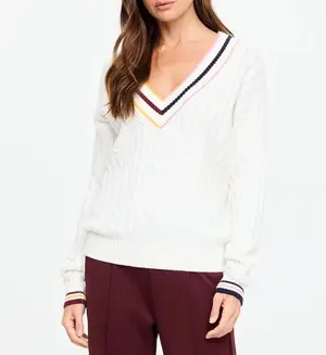 The Upside Josette Cable-knit Sweater