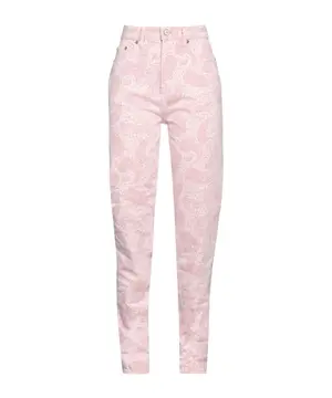 GANNI Slim-fit Paisley Jeans - Pink