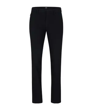 Hugo Boss Solid Color Casual Pants - Black