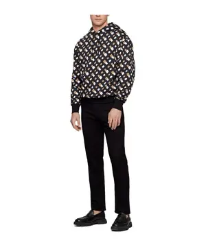 Hugo Boss Solid Color Straight Leg Jeans