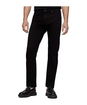 Hugo Boss Solid Color Straight Leg Jeans