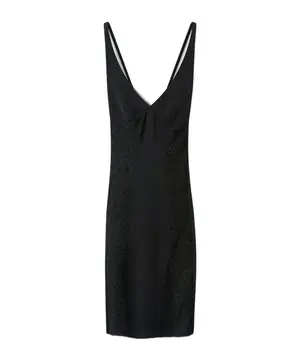 Stella McCartney Lace Panel Midi Dress