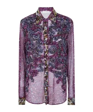 Dries Van Noten Embellished Sequin Shirt