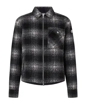 Moncler Plaid Shirt Jacket