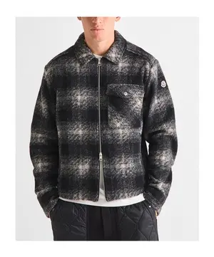 Moncler Plaid Shirt Jacket - No