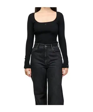 COURREGES Heritage Rib Knit Top
