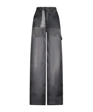 HAIKURE Winona Sheer Organza Wide Leg Pants