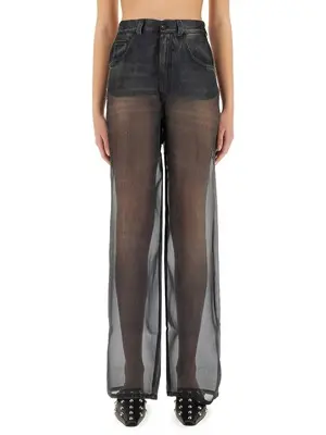 HAIKURE Winona Sheer Organza Wide Leg Pants