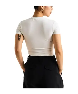 Palm Angels Cropped Fitted Tshirt